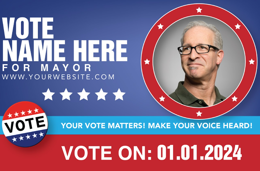 Political Direct Mail Template - Your Vote Matters - Printing.com