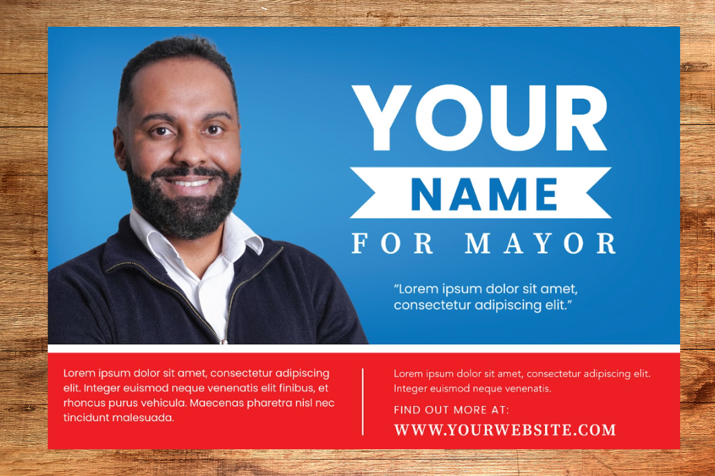 Political Direct Mail Template - Headshot | Printing.com