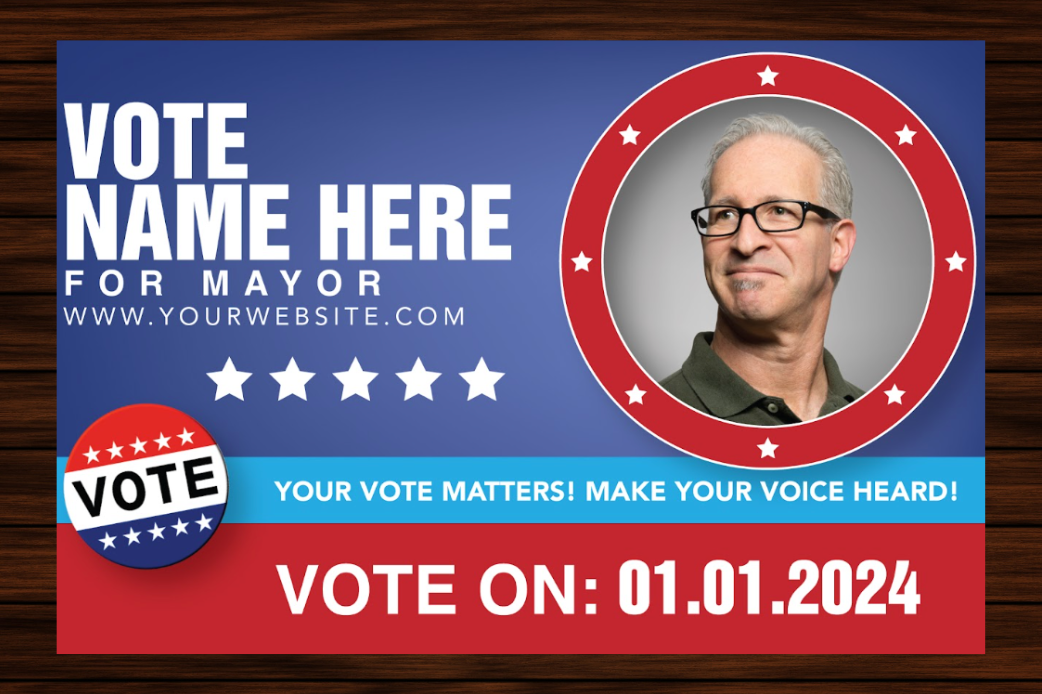 Political Direct Mail Template - Your Vote Matters | Printing.com